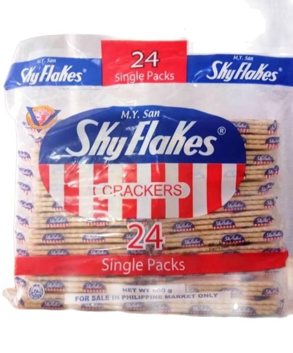 M.Y. San Sky Flakes Crackers (pack of 2 x 600 grams ) - 24 single packs ...