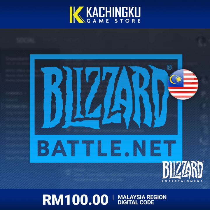 Blizzard® Credit RM100 (Battle.net/ BNET) Gift Code for Malaysia Region ...