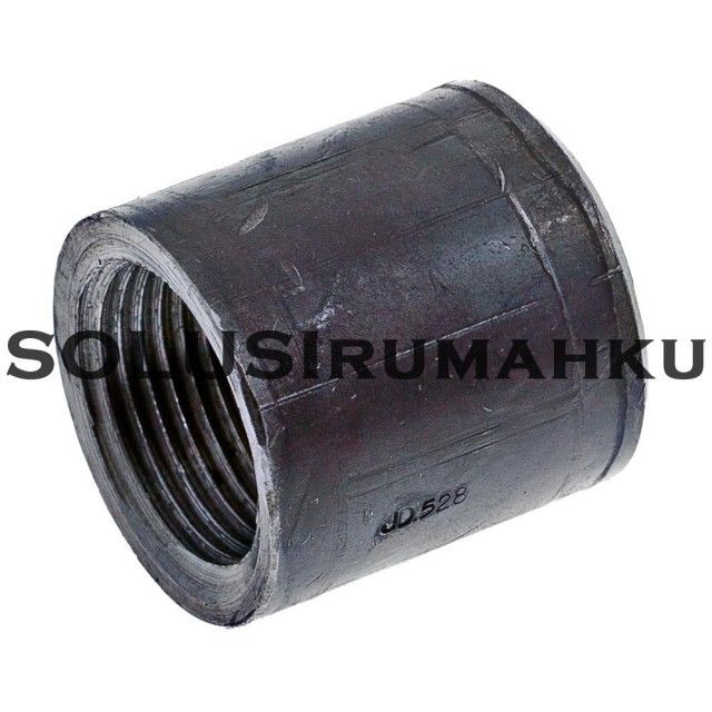 Soket Besi Hitam 1.5" DRAT FULL Fitting Las Sambungan Pipa Black Steel ...