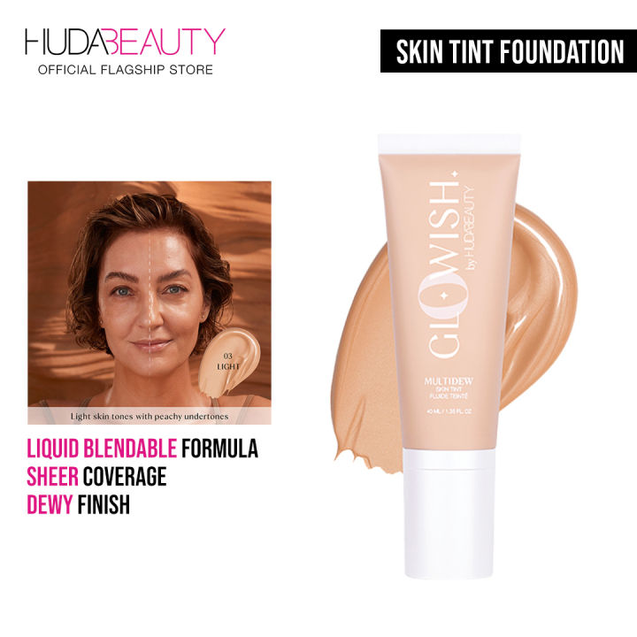 Huda Beauty GloWish Multi Dew Skin Tint | Lazada