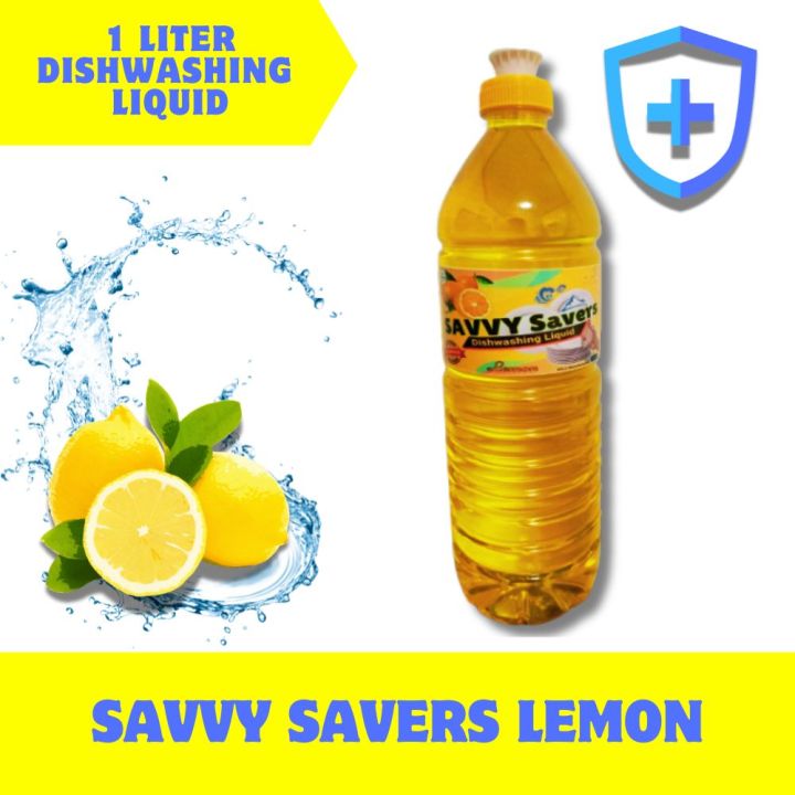 Savvy Savers Dishwashing Liquid 1 liter Lemon | Lazada PH