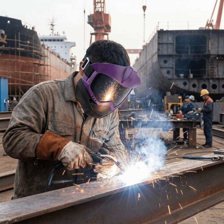 KEQI Detachable Structure Welder Ventilated Anti Glare Welding Face ...