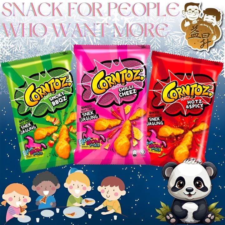 10 packs x 15gm [Self-Packaging] - Mamee Corntoz Mini Corn Snacks [Hotz ...