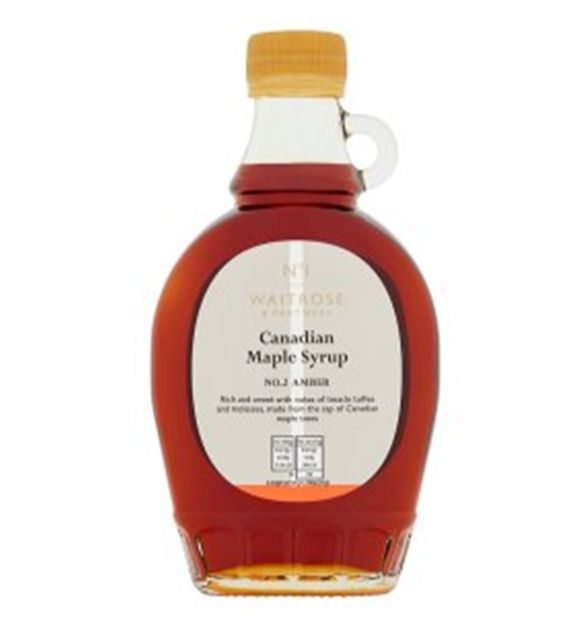 WAITROSE Canadian Maple Syrup (UK Imported) 330g. เวทโทรส เมเปิล ไซรัป ...