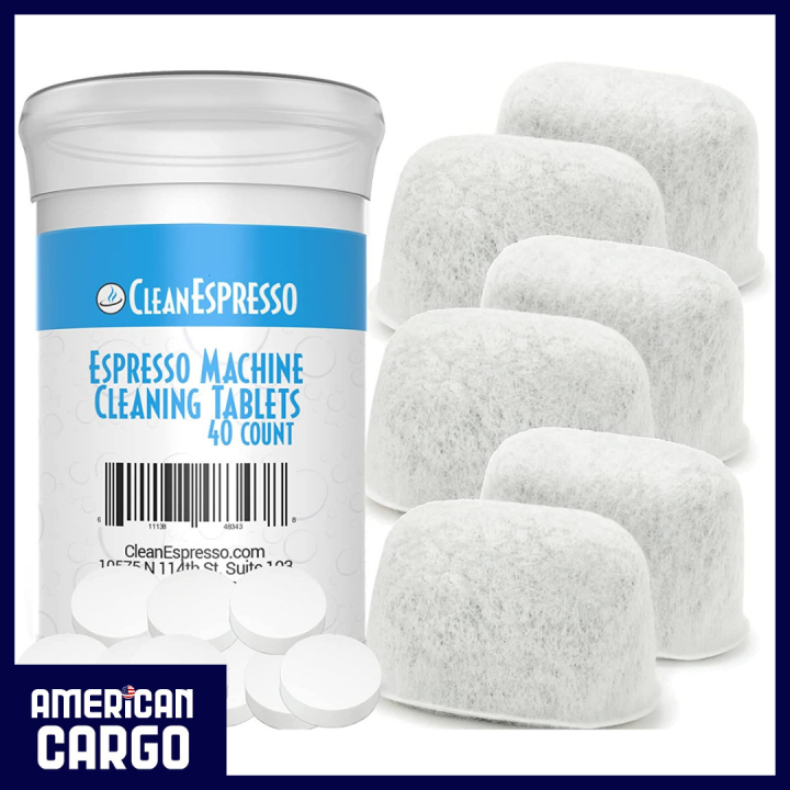 CleanEspresso Espresso Machine Cleaning Tablets and Filters (40 Tablets ...