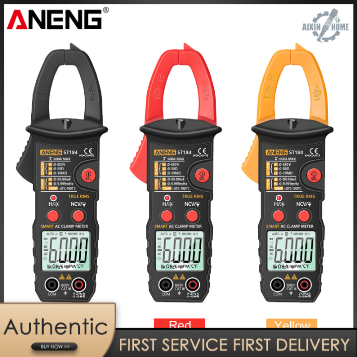 ANENG True RMS Digital Multimeter Clamp Meter DC/AC Voltage Detector AC ...