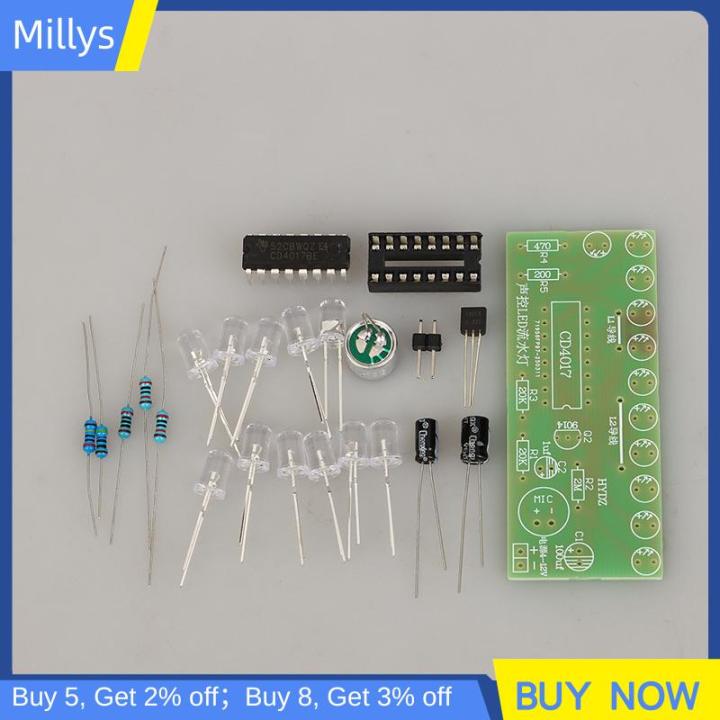 Millys Voice Activated LED Water Light Kit CD4017 Lantern Control ...