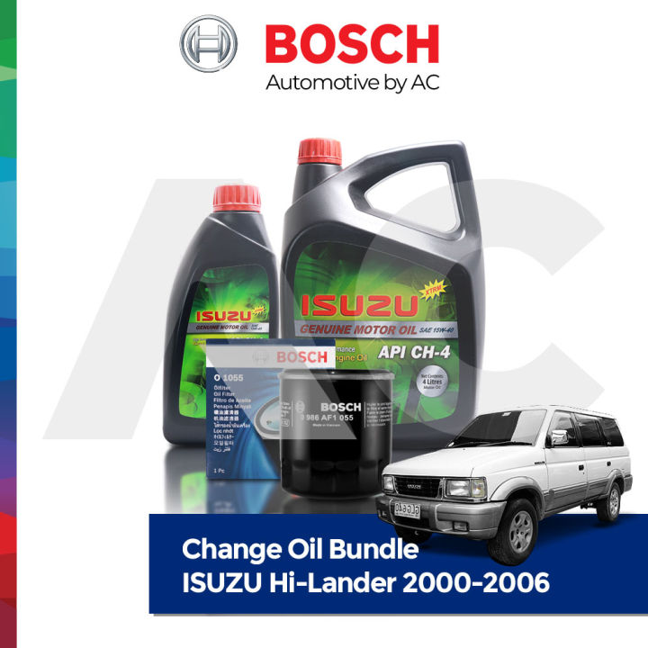 CHANGE OIL BUNDLE FOR ISUZU HILANDER 2000-2006 5L ISUZU XTRM SAE 15W-40 ...