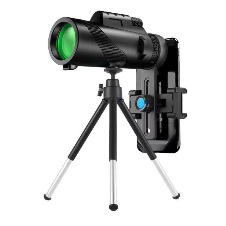 80X100 HD Zoom Tripod Monocular Telescope Day/Night Vision Camping ...