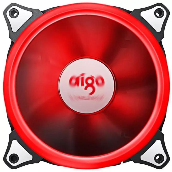 Aigo 120mm Aurora Ring Rainbow Fan computer pc case cooling Halo fan ...