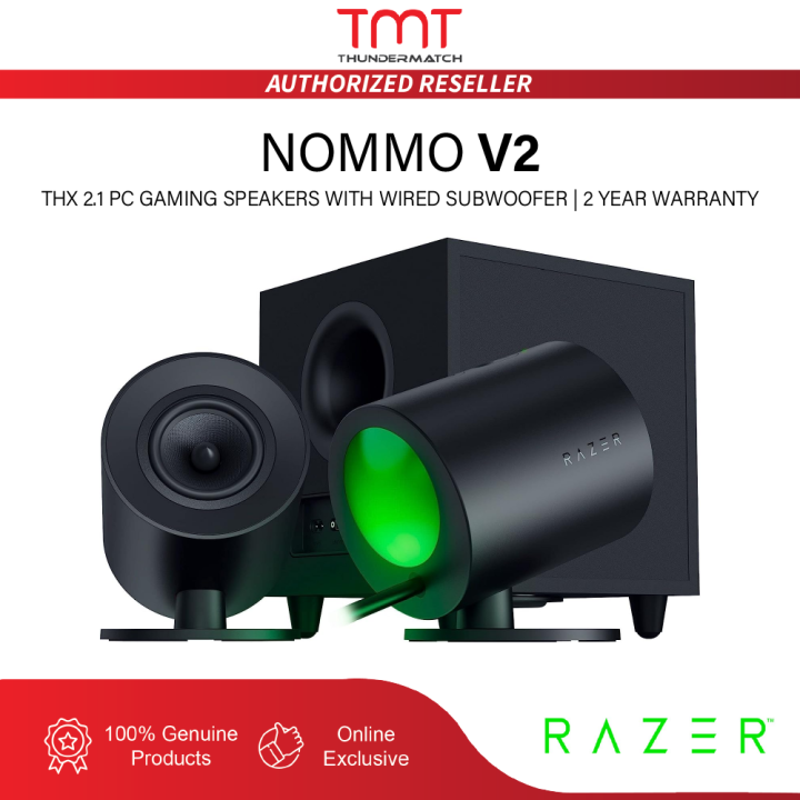 Razer Nommo V2 Series 2.1 THX PC RGB Gaming Speakers | Razer Nommo ...