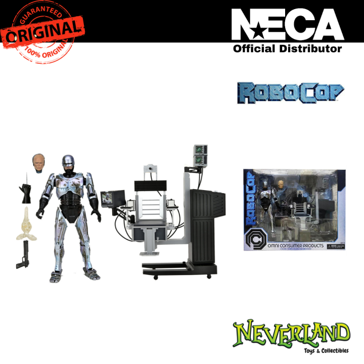 Neca Robocop Ultimate Battle Damaged Robocop with Chair 7 inch Scale ...