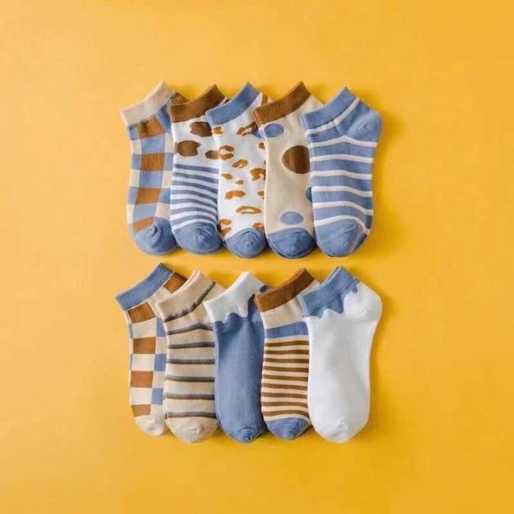 Diya Japanese style fashion design socks(10pairs one pack) | Lazada