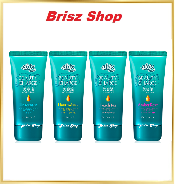 Kao Atrix Beauty Charge Hand Cream 80g - Peach Tea/Rose & Berry/Honey ...