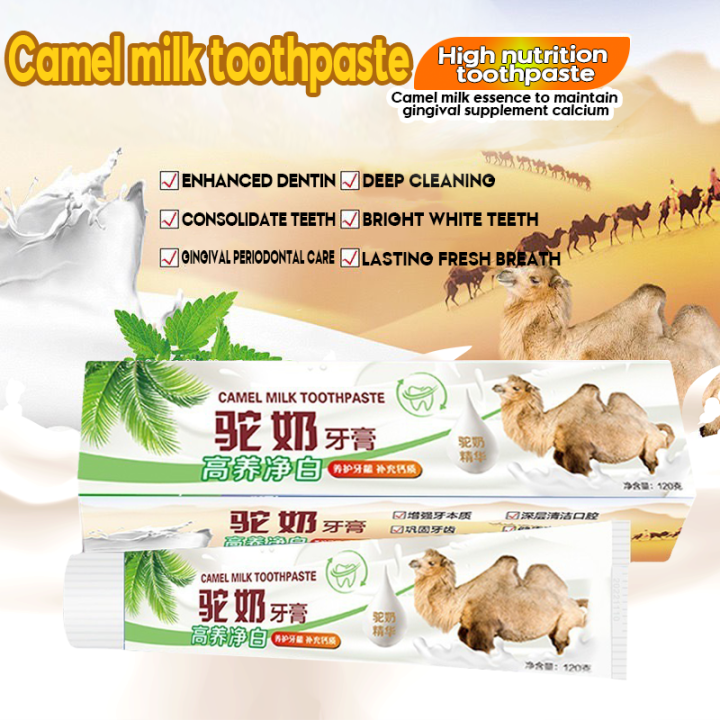 toothpasteCamel Milk Toothpaste Fresh Milk Fragrance Adult and Children ...