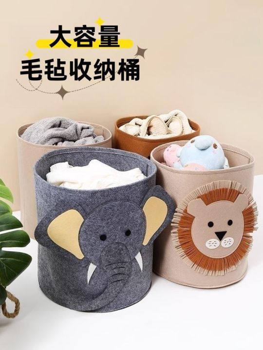 Cute Animal Foldable Cartoon Bucket for Toy Storage Baby Clothing ...