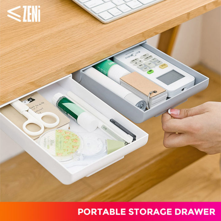 ZENi Portable Storage Drawer | Storage Space For Working Table ...