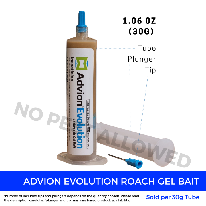 Advion Evolution Cockroach Gel Bait - Powerful Roach Killer, Fast ...