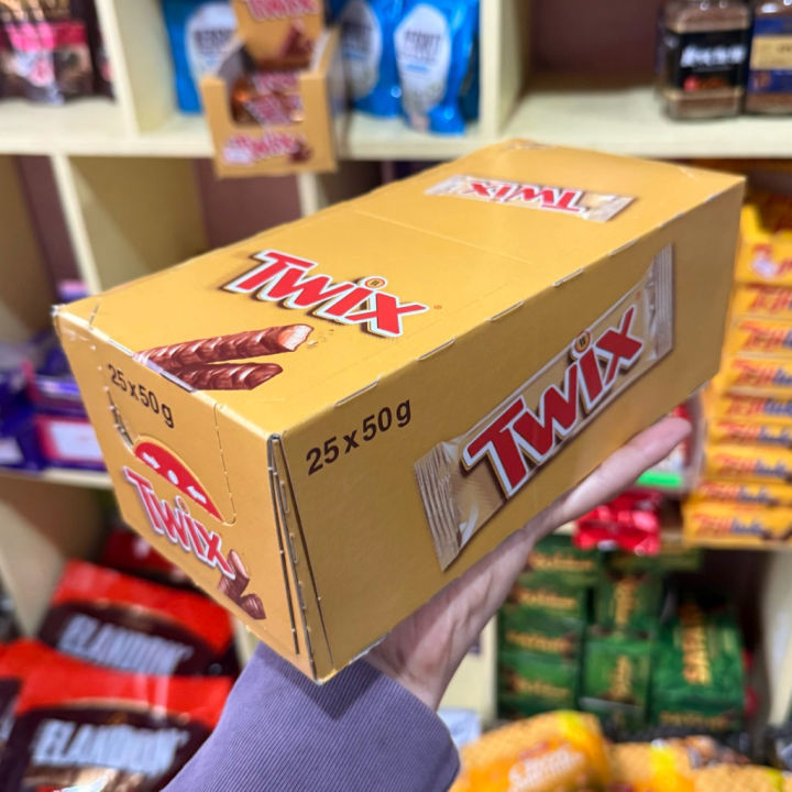 Twix Chocolate 1 Box | 25pcs x 50g | Lazada PH