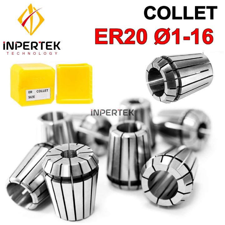 Collet ER 20 Arbor Chuck ER20 Milling Colet Adapter Penjepit Endmill CNC | Lazada Indonesia