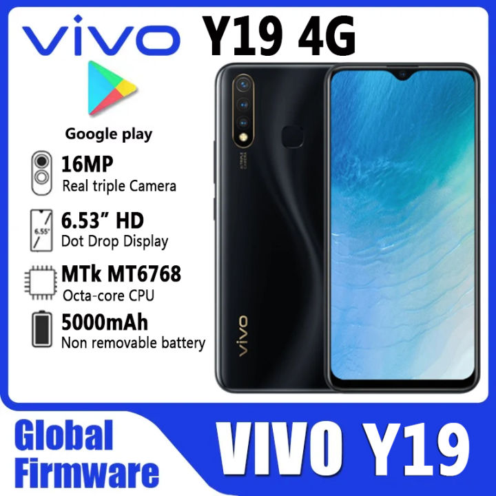 Used phone VIVO Y19/Y3s Smartphone 4G Global firmware LTE 6GB 128GB ...