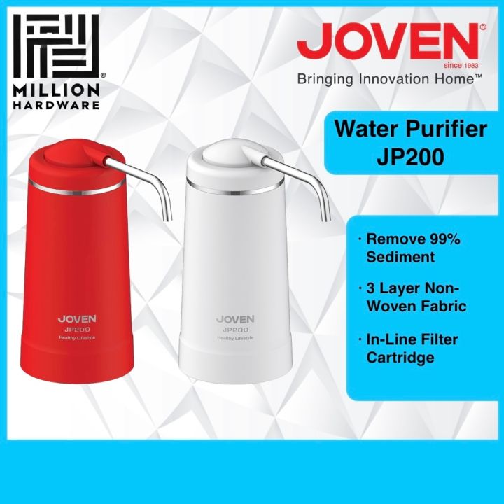 Joven Water Purifier JP200 Water Filter JP200C 3Layer Non-Woven Fabric Filter/ Water Filter | Lazada