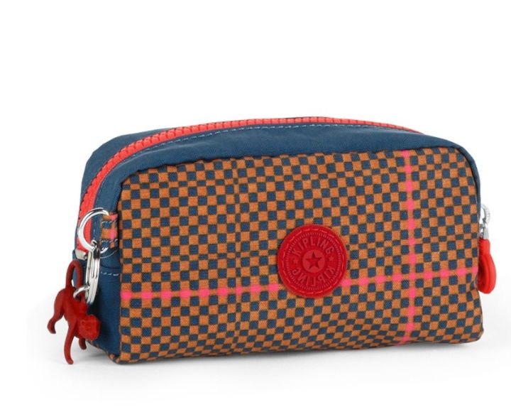 Kipling Roozie Block Print (Belgium) กระเป๋าใส่เครื่องสำอางค์ | Lazada ...