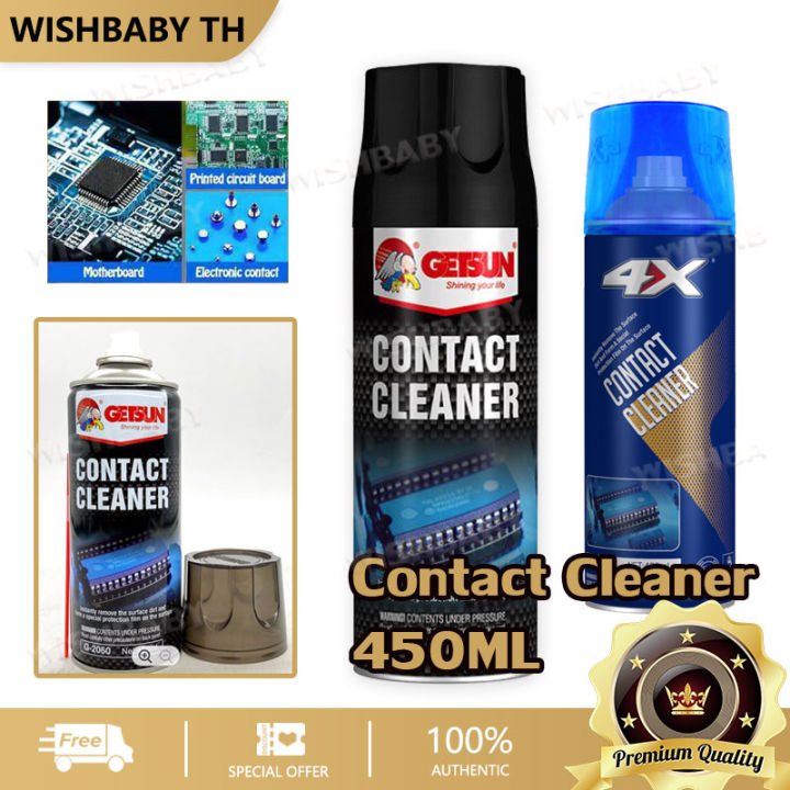 【จัดส่งที่รวดเร็ว】（คุณภาพสูง）450ML Electronic Contact Cleaner น้ำยาทำ ...