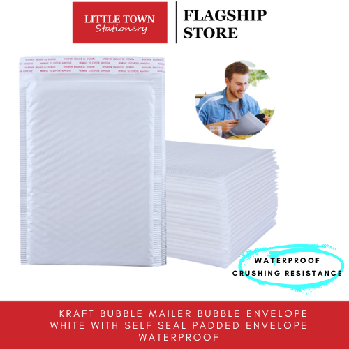 Kraft Bubble Mailer Bubble Envelope White With Self Seal Padded ...