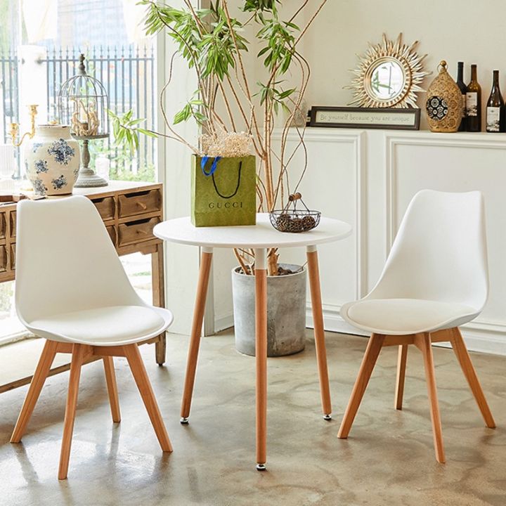 Elapse Nordic Study Chair with Cushion Modern Simple Dining Chair ...