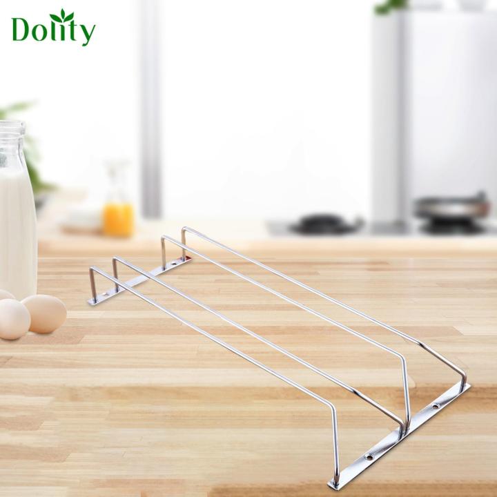 Dolity Wine Glass Rack under Cabinet Hanging Stemware Rack for ...