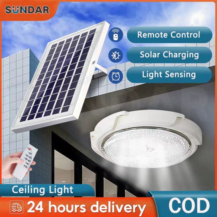 [BUY 1 TAKE 1] SUNDAR Indoor Solar Ceiling Light LED Remote Control ...