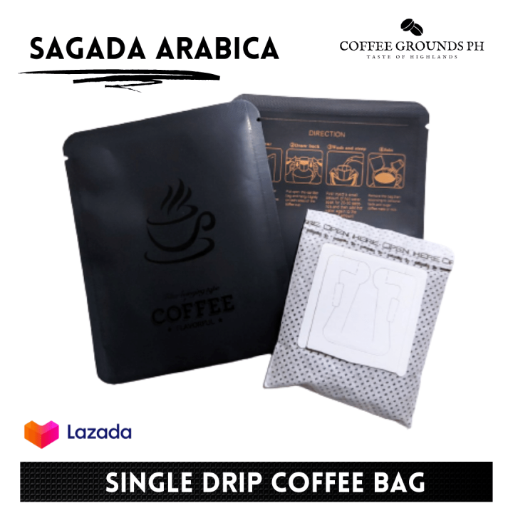 Coffee Grounds PH - Sagada Arabica Single Serve Coffee Drip 13g | Drip ...