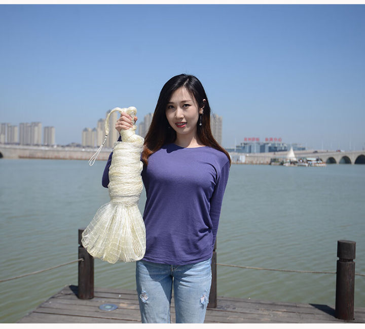 Fishing Net Spreading Hand Throwing Net Old Style Pure Hand Powerful ...