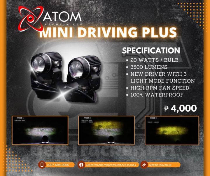 ATOM MINI DRIVING LIGHT PLUS | Lazada PH