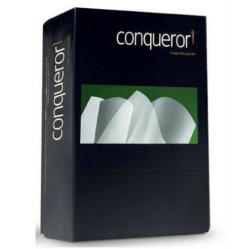 A4 Conqueror Conquerer Paper Laid 100gsm Cream/Vellum/White Premium ...