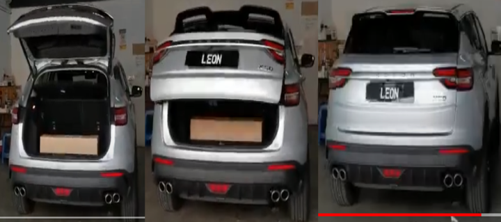 Leon X50 2022 OEM Proton Intelligent Smart Electric TailGate Lift and ...