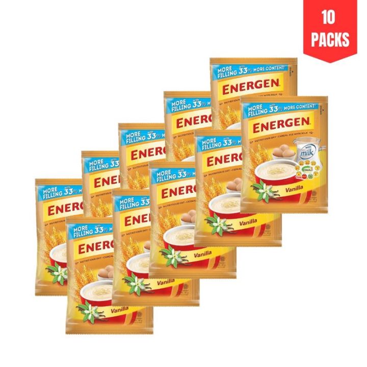 Energen Vanilla 40grams 10 Packs | Lazada PH