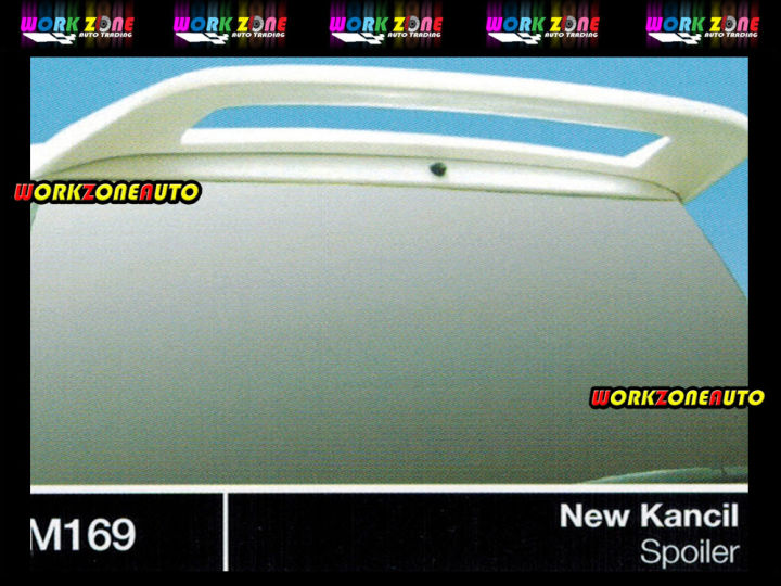M169 Perodua New Kancil Top Fiber Spoiler Body kit Bodykit | Lazada