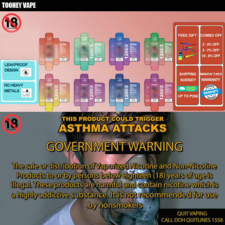 Disposable Pods 12000 Puffs TOOHEY Ghost12K Vape Mods legit ...