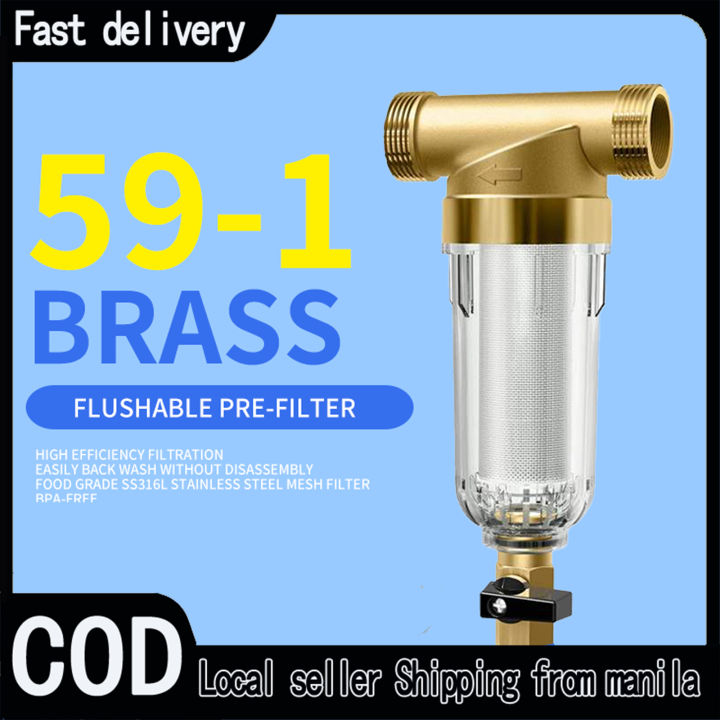 Food Grade 40 Micron Filtration Reusable Whole House Spin-down Pre ...