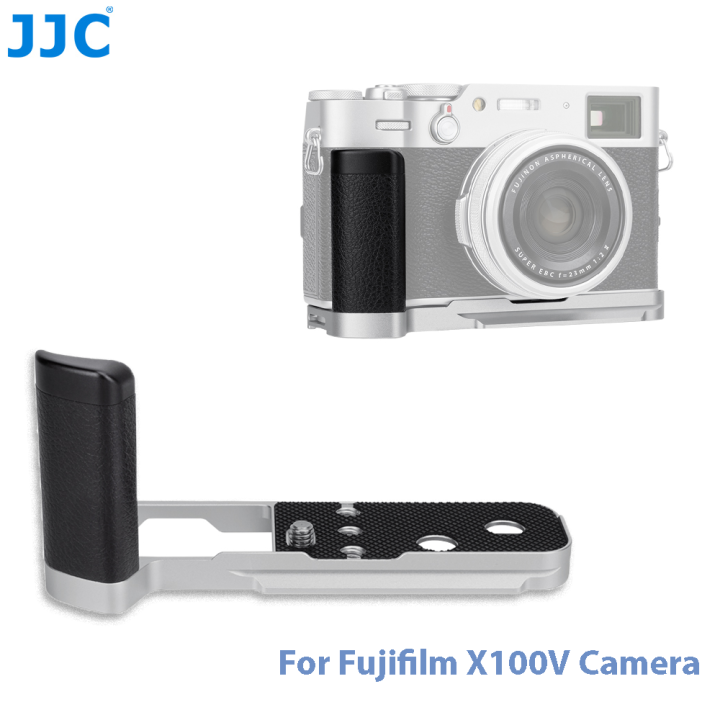 JJC Metal L Plate Bracket Camera Hand Grip Secure Handle for Fujifilm X100V Camera Arca-Type ...