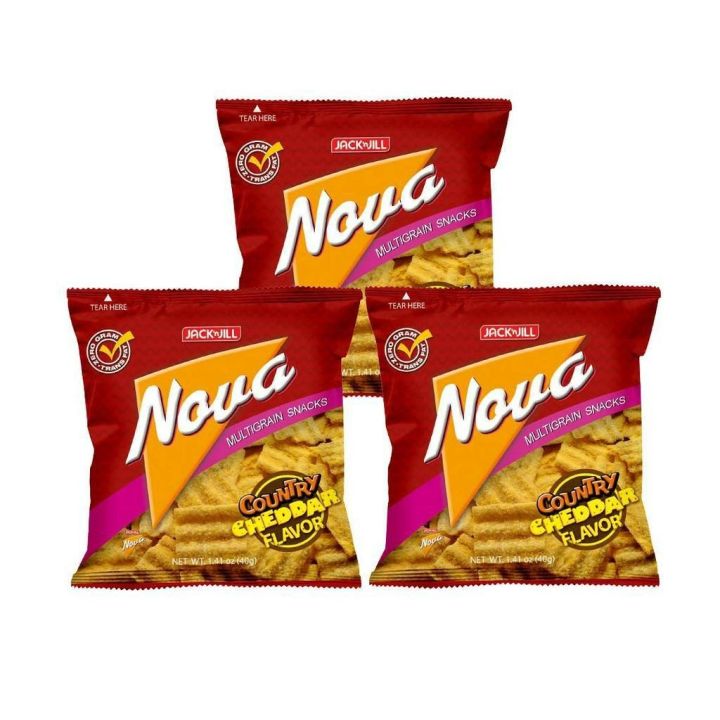 Nova Multigrain Snack Country Cheddar 38g - 3 packs | Lazada PH