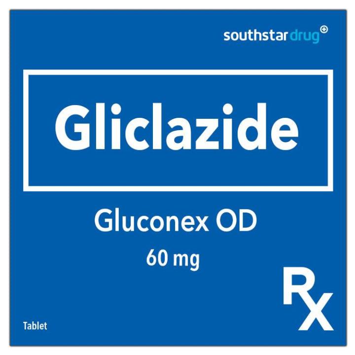 Rx: Gluconex OD 60mg Tablet | Lazada PH
