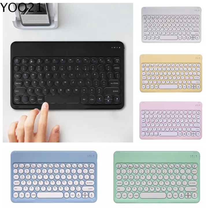 YOO21 10 Inch Bluetooth Keyboard Ultra Thin Mini Portable Keyboard ...