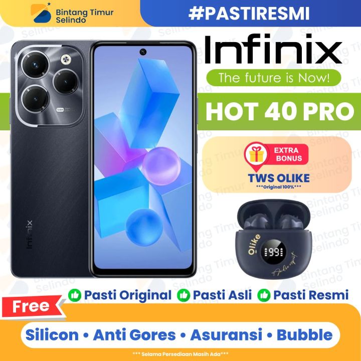 Infinix Hot 40 Pro 8/256GB & 12/256GB - Garansi Resmi 1 Tahun | Lazada ...