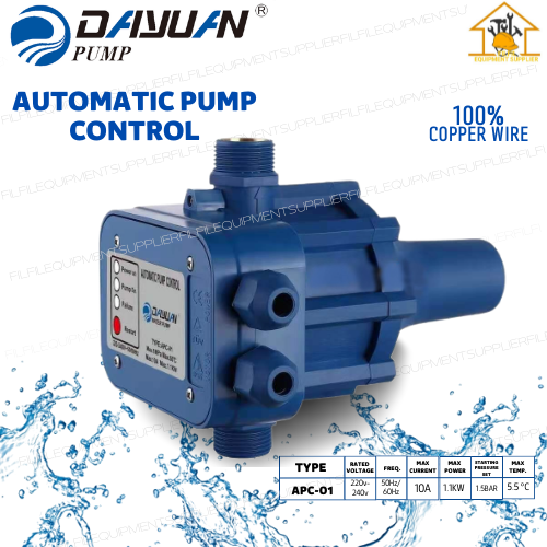 DAYUAN Automatic pump controller water pump 220volt single phase Big APC-01 | Lazada PH