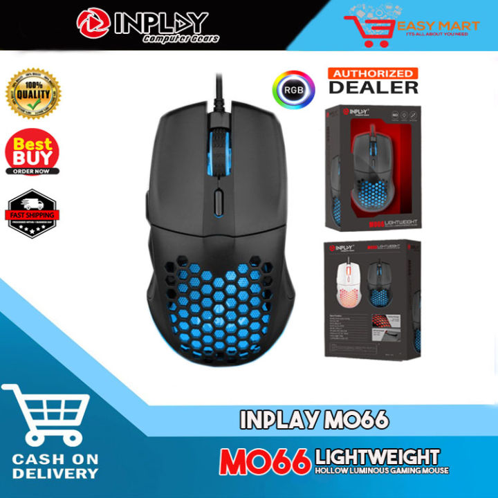 EasyMart Best Buy INPLAY M066 Lightweight Hollow Luminous Gaming Mouse ...