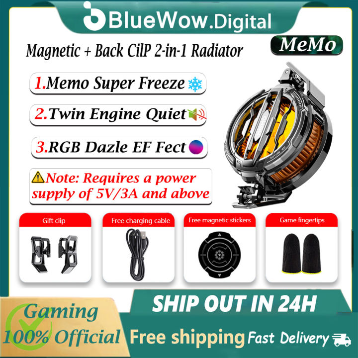 BlueWow 2024 New CX07 Semiconductor Mobile Phone Magnetic Radiator ...