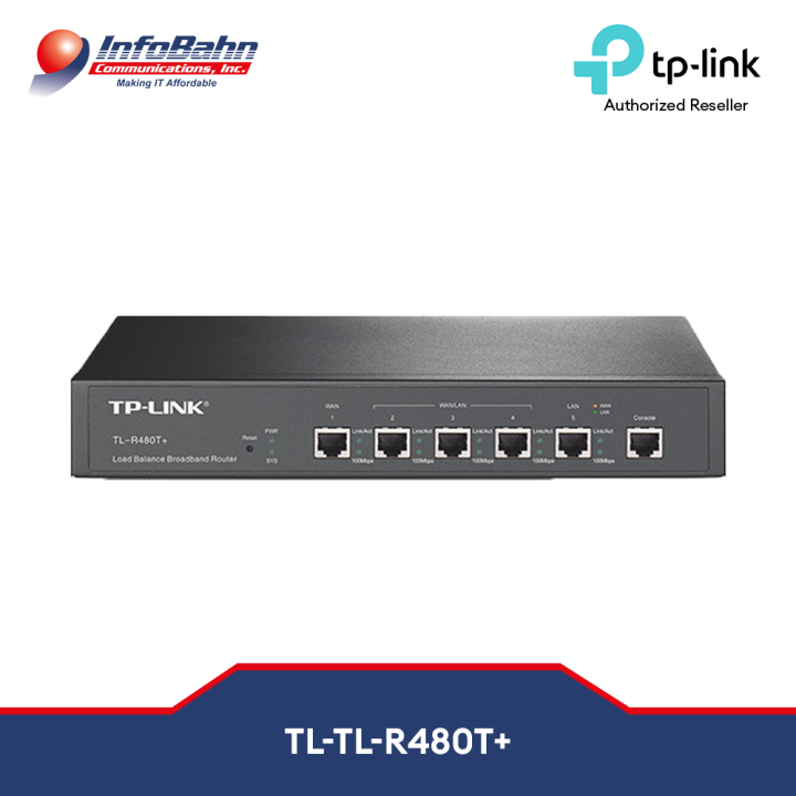 TP-Link TL-R480T+ Desktop/Rackmount Load Balance Broadband Router (TL ...